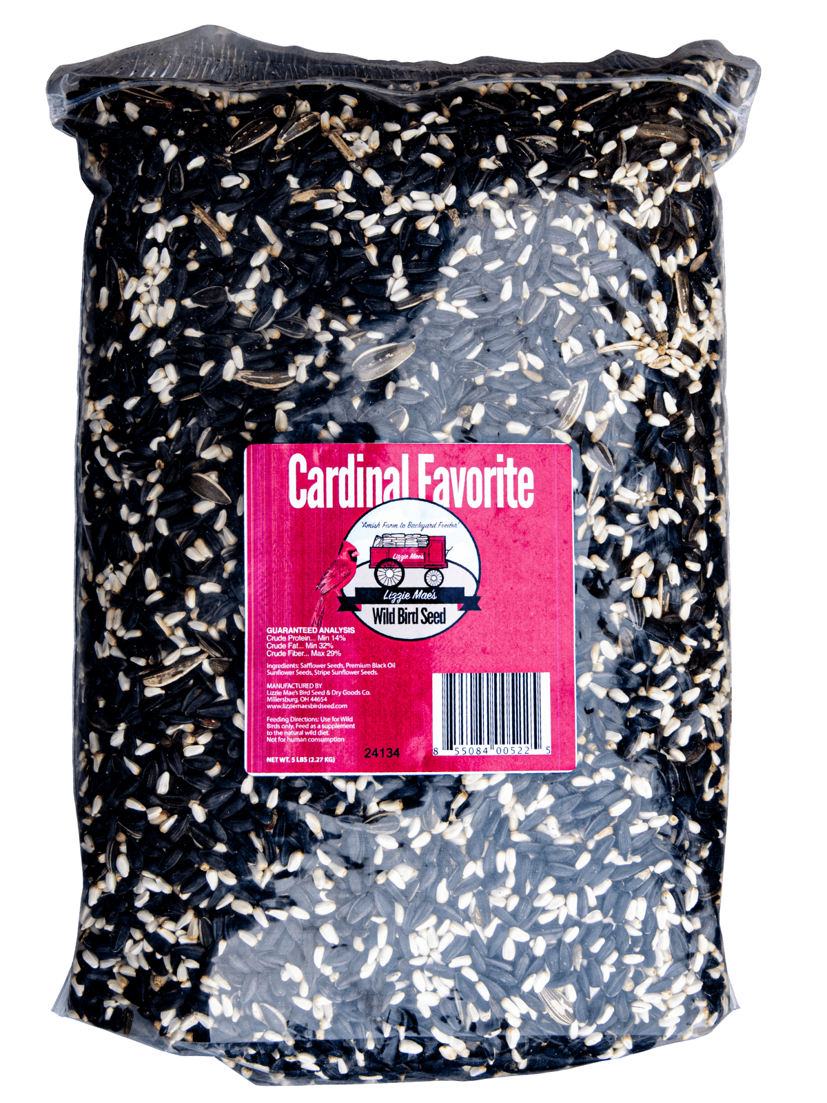 JCS Wildlife Cardinal Favorite 5lb Loose Seed Bag - Walmart.com