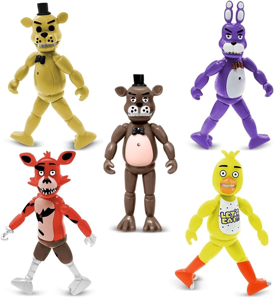 JCToys Action Figures, 5 PCS Action Figures Toys, 5.5 Inches ...