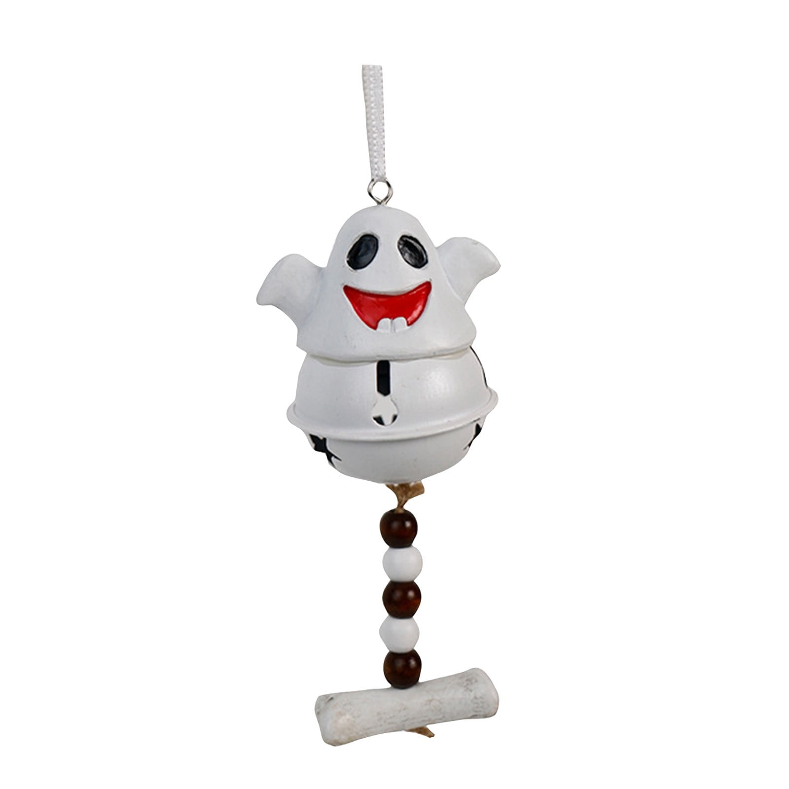 JCToys Halloween Spooky Face Ghost Bells 5-Inch Cute Jingle Bell Ghost ...