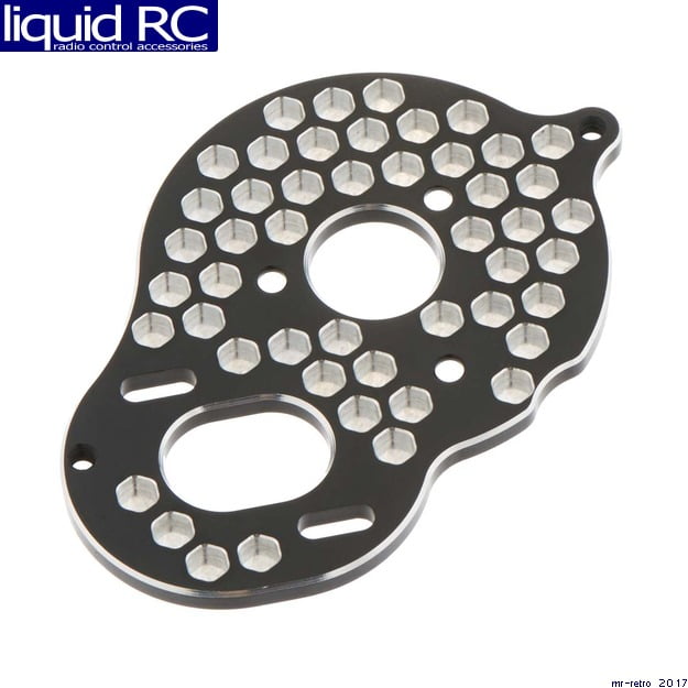 JConcepts 2428-2 3-Gear Trans/Rear Motor Plate Honeycomb Black ...