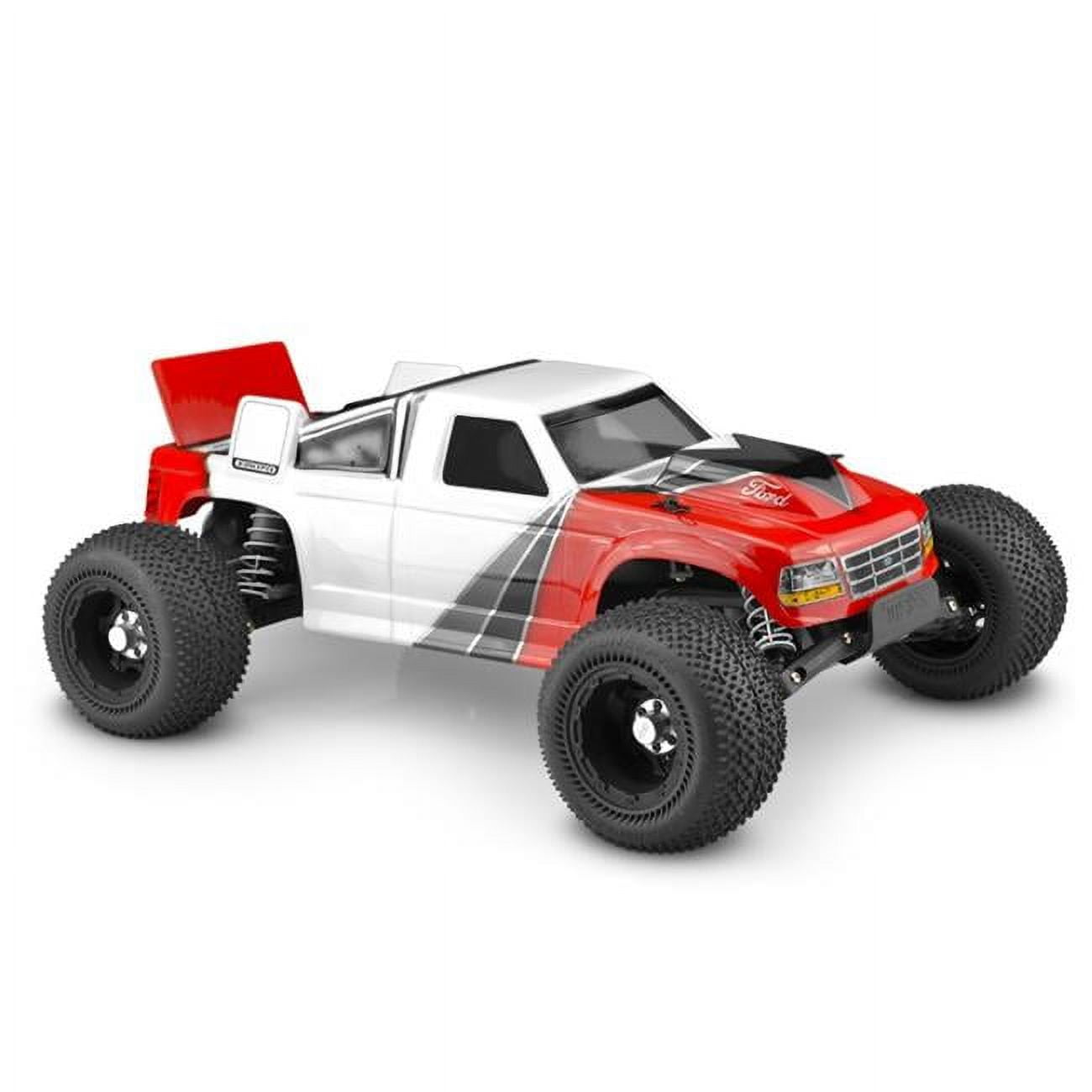 JConcepts Inc. 1993 Ford F-150 Clear Body w/ Spoiler Rustler VXL ...