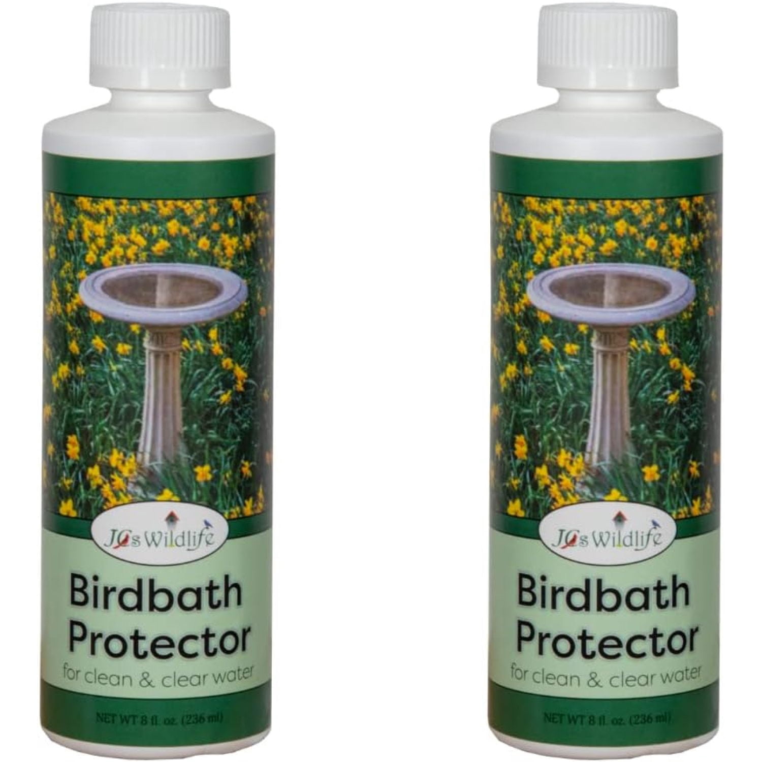 JCs Wildlife Birdbath Protector - Natural Enzyme Formula - Cleans Away ...