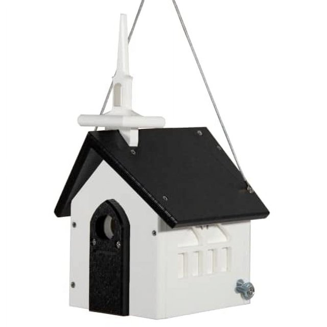 JCs Wildlife Chirping Church Wren and Chickadee Birdhouse - Cute Chapel ...