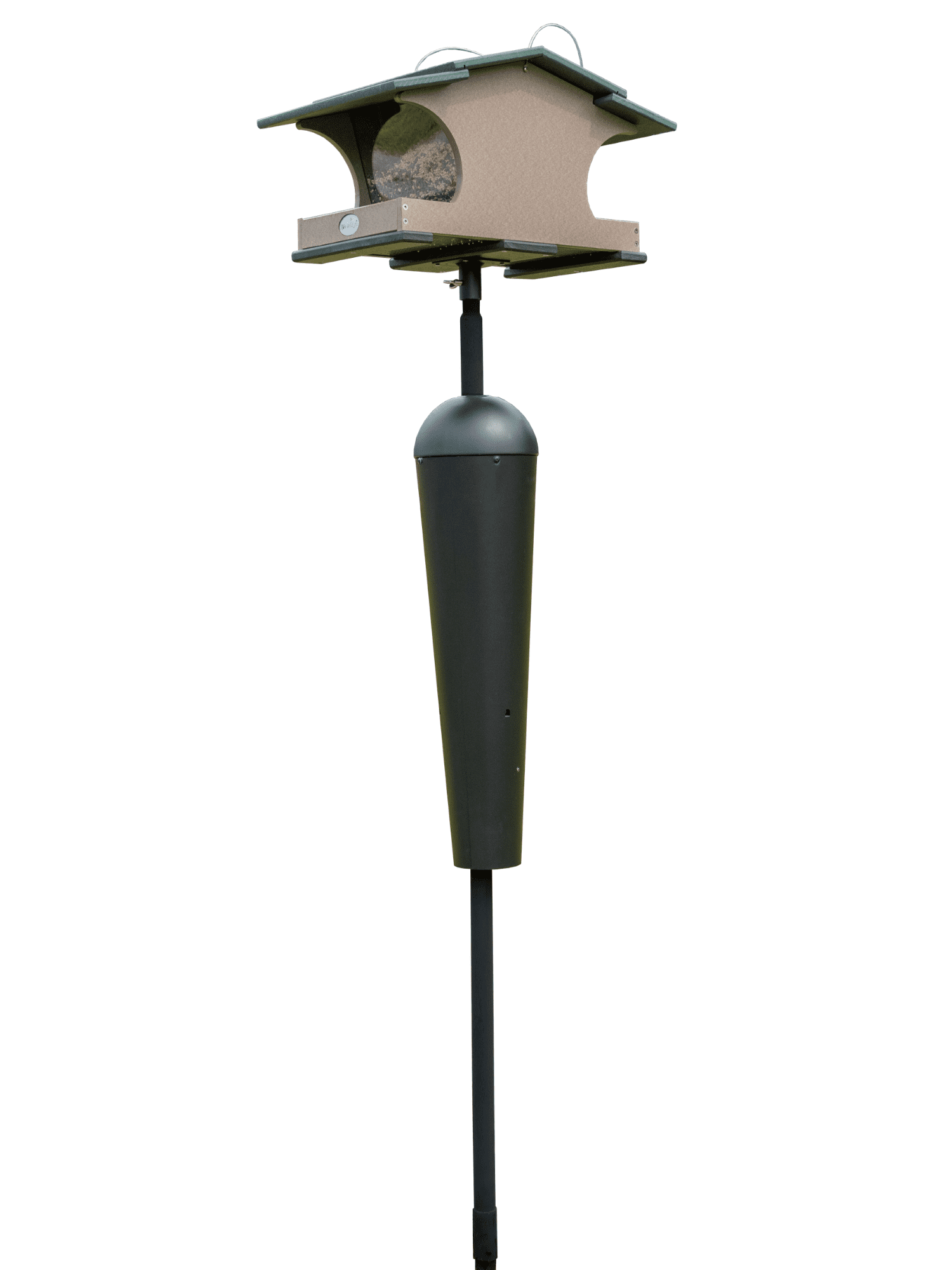 JCs Wildlife Large Poly Hopper Bird Feeder and Denali Squirrel Proof ...