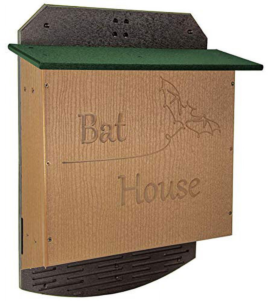 JCs Wildlife Poly Lumber Large Triple Chamber Bat House - Holds up to ...