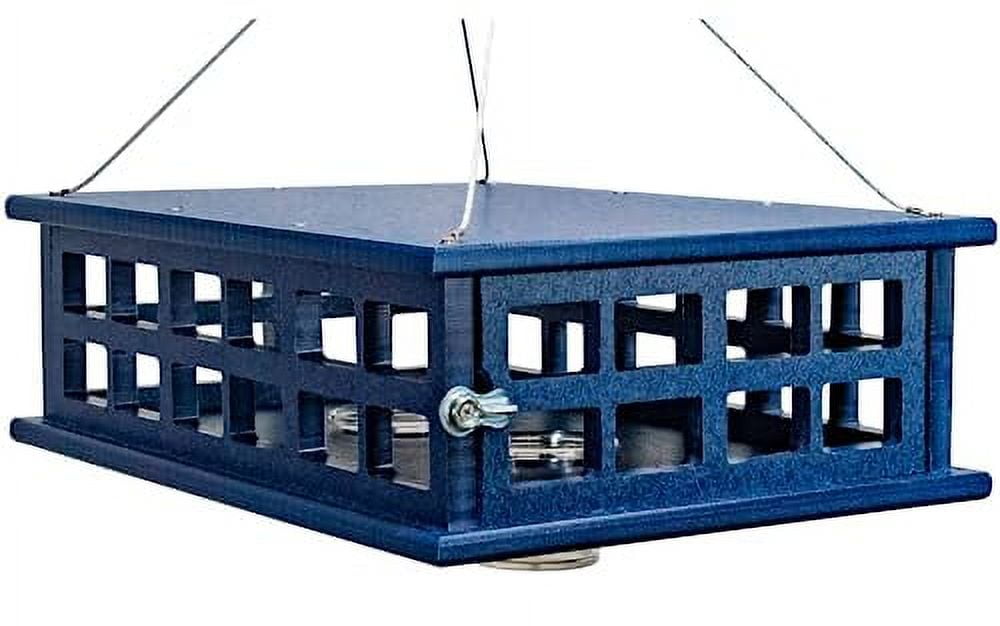JCs Wildlife Recyled Poly Lumber Deluxe Double Caged Platform Bluebird ...