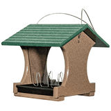 JCs Wildlife Small Hopper Bird Feeder - Tan and Green - Walmart.com