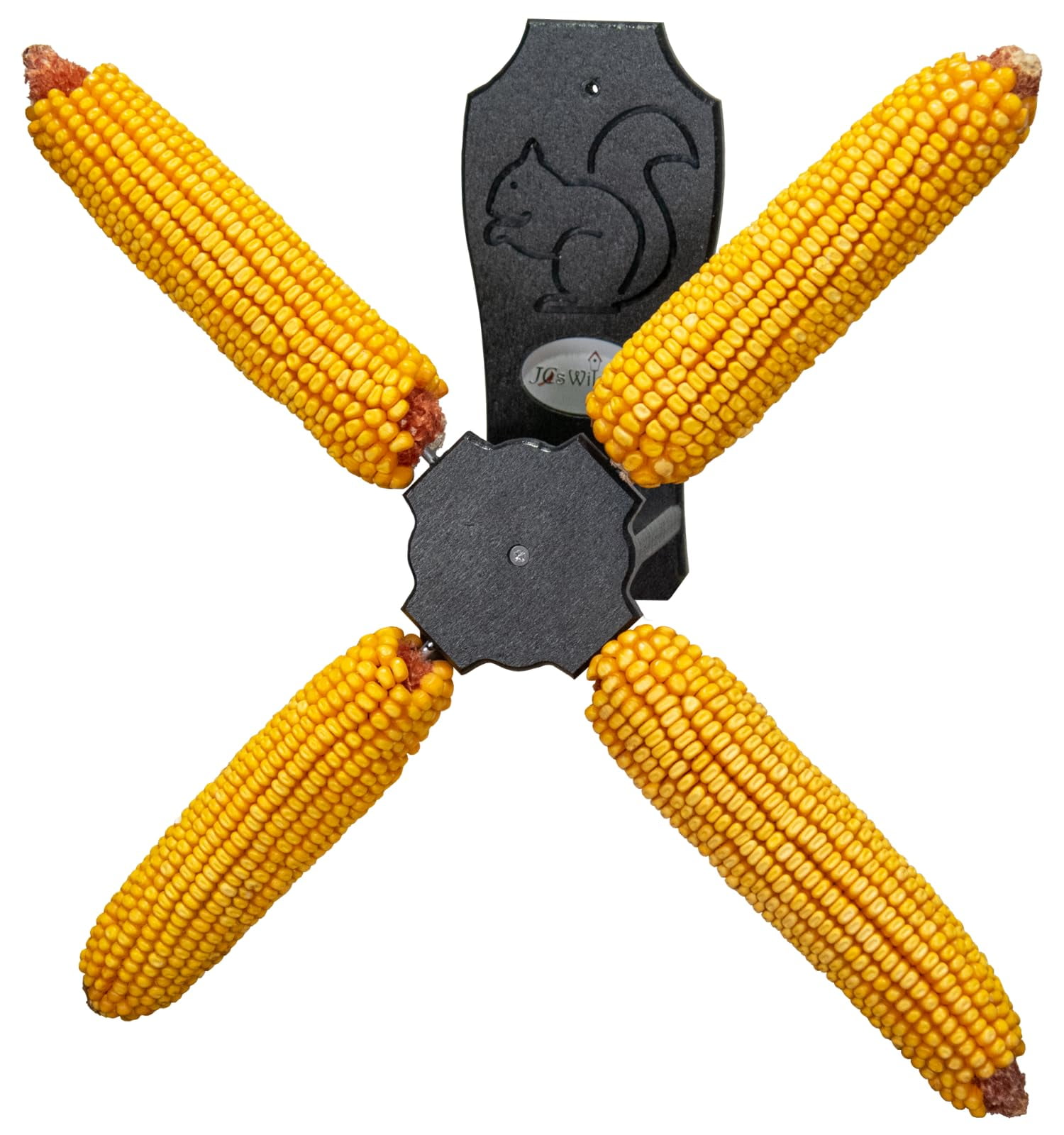 JCS Wildlife Squirrel Spinner Corn Cob Feeder – Fun, Durable, and Eco ...