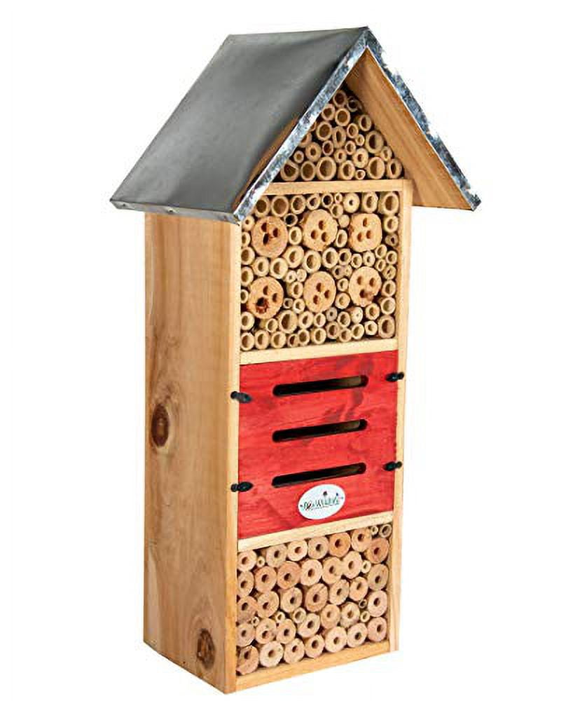 JCs Wildlife Tall Insect Hotel - Great for housing Mason Bees, Leaf ...