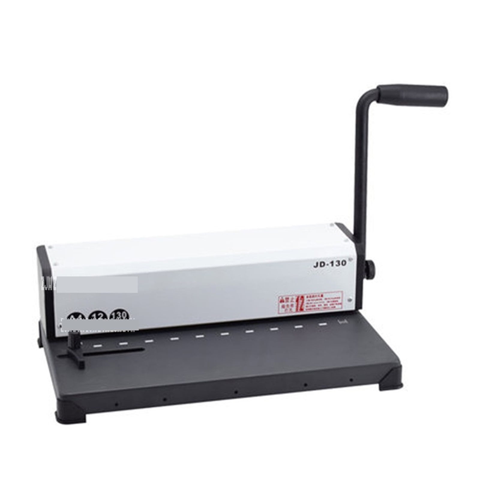 JD-130 Ten-hole Clamp Binding Punching Machine Contract Tender File Punching 10-hole Binding ...