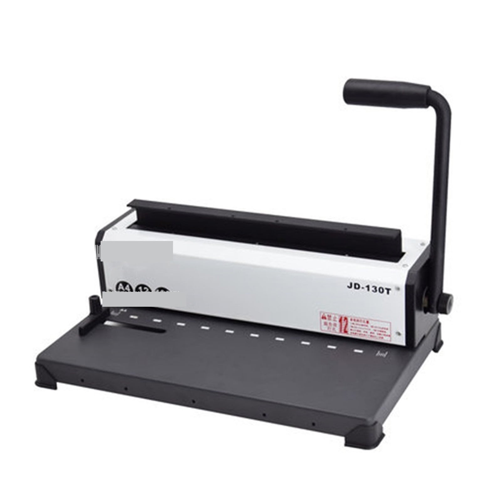 JD-130T Ten-hole Clamp Binding Punching Machine Contract Tender File ...