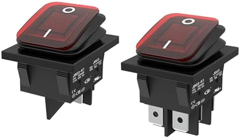 JD 2 count 30A Power Switch 125V/250V AC Boat Rocker Switch ON/Off ...