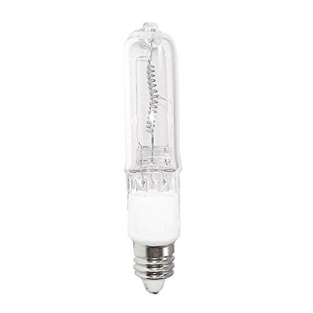 JD 75W E11 Halogen Lamp T4 Clear 75 Watts Mini-Candelabra Base 130V (50/pack) - Walmart.com