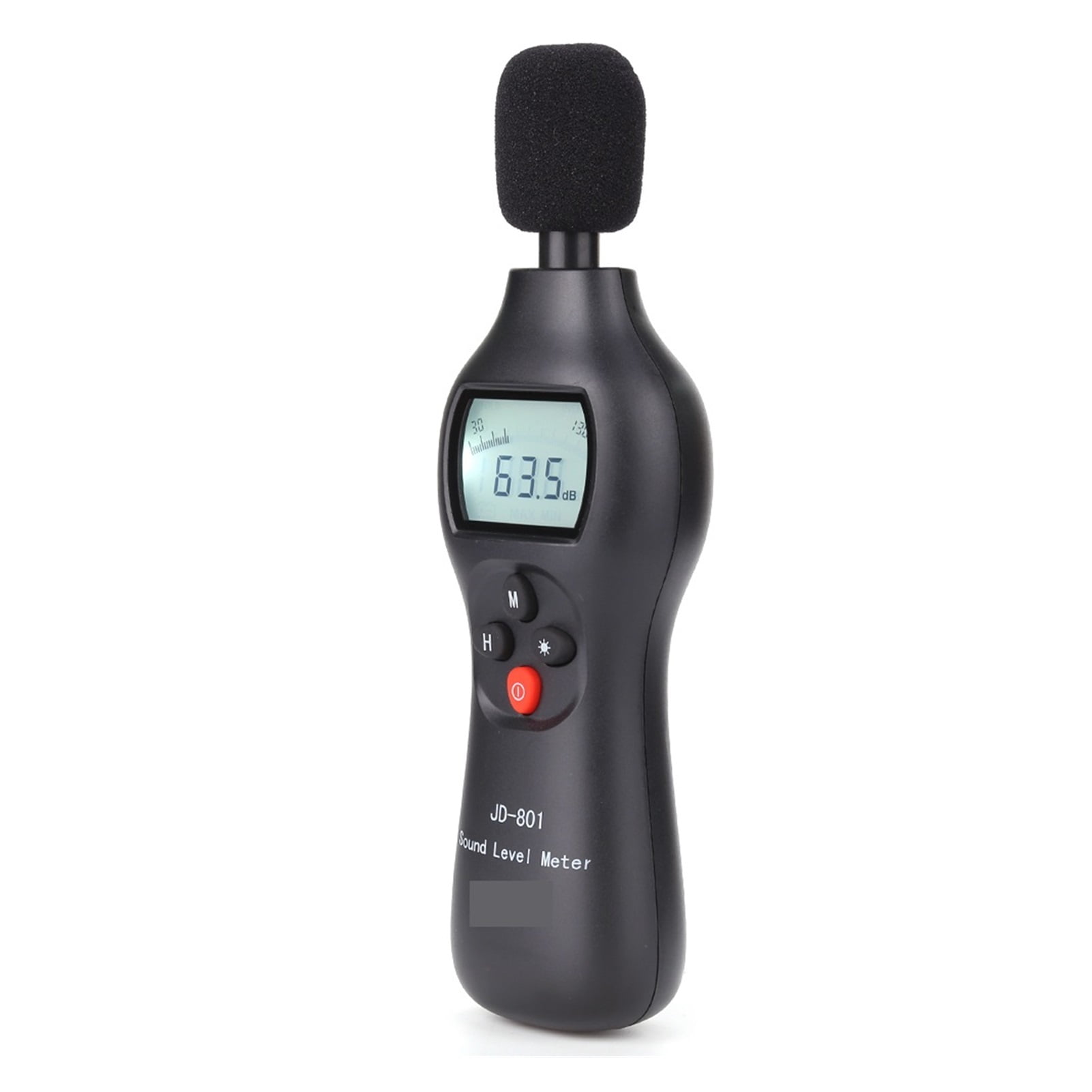 JD-801 30-130dB Noise Tester Digital Sound Level Decibel Monitor LCD ...