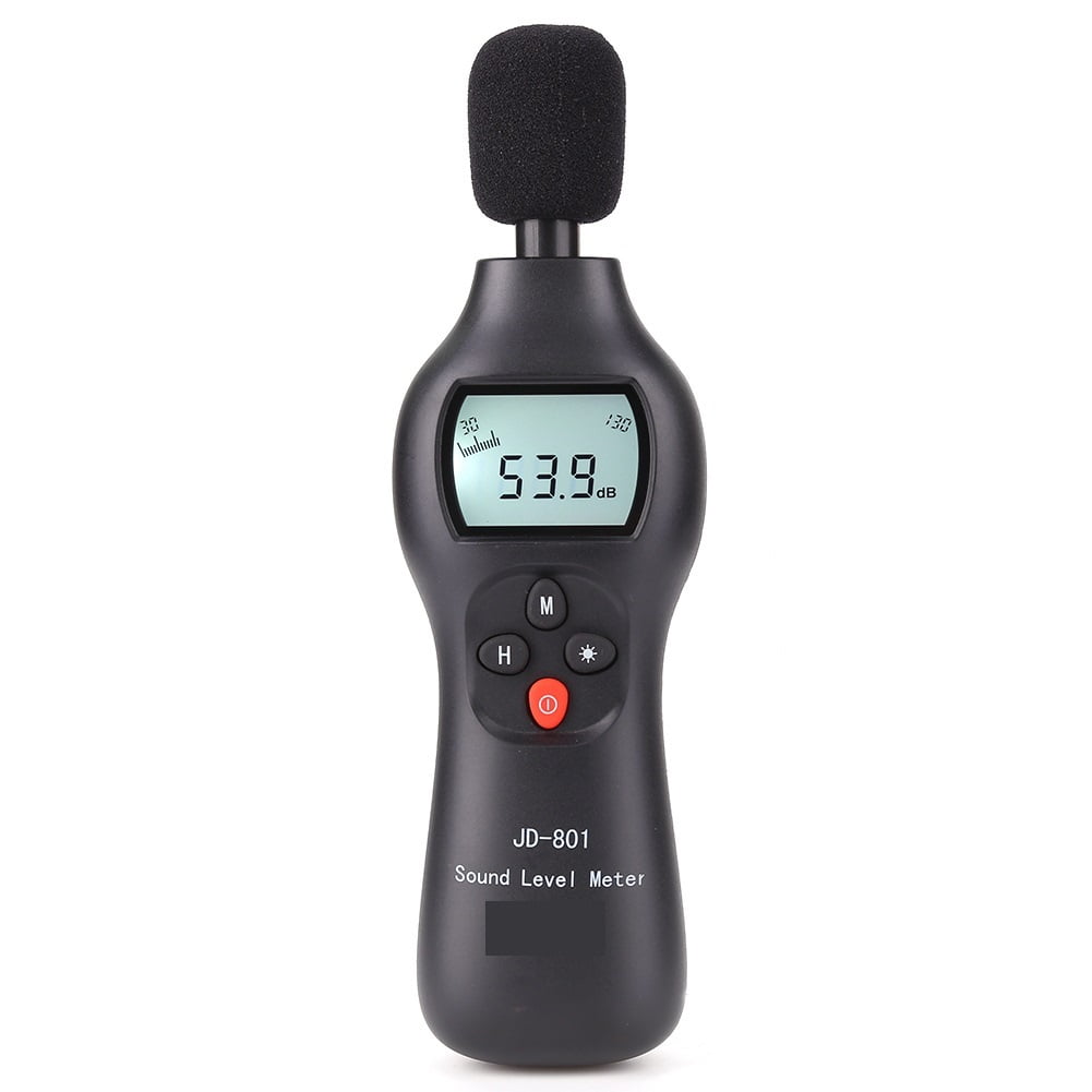 JD-801 Decibel Monitor Digital Audio Sound Level Detector Meter Noise ...