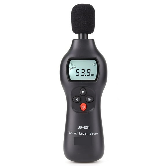 JD-801 Decibel Monitor Digital Audio Sound Level Detector Meter Noise ...