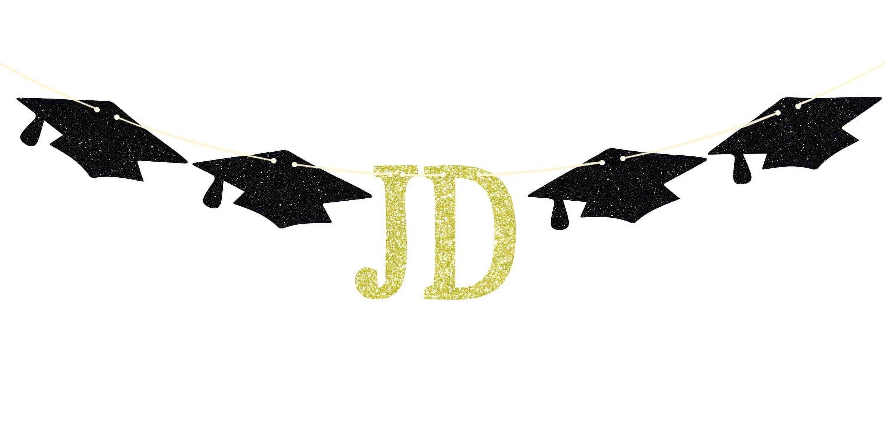 JD Banner for 2025 DHF10 Graduation Party Decorations, Congrats Lawyer ...