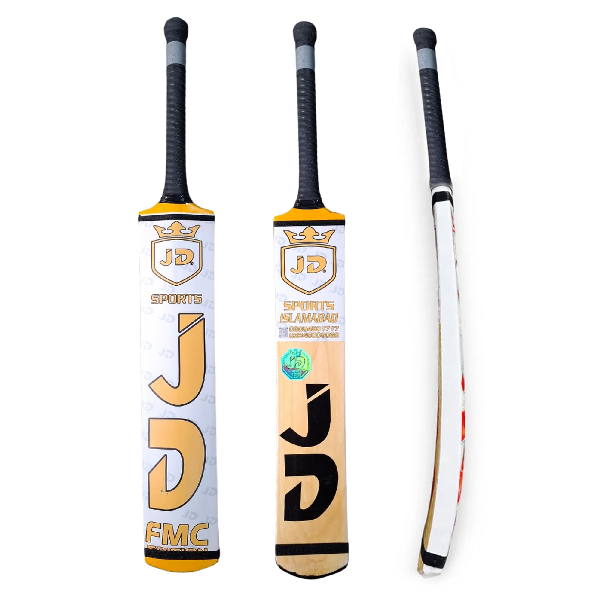 JD Cricket Bat FMC Edition Tennis Tape Soft Ball Full Size Coconut ...