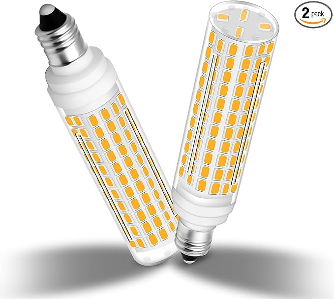 JD E11 LED Bulb Dimmable, E11 120V 100W Halogen Equivalent, T3/T4 Mini Candelabra Base, 10W 1000 ...