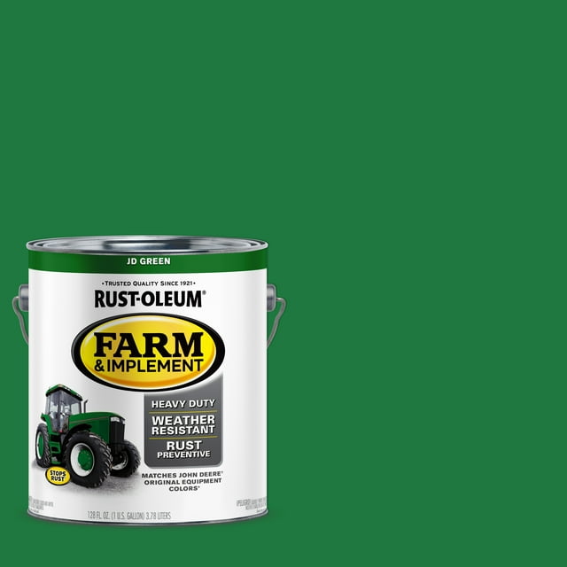 JD Green, Rust-Oleum Specialty Gloss Farm and Implement Paint- Gallon ...