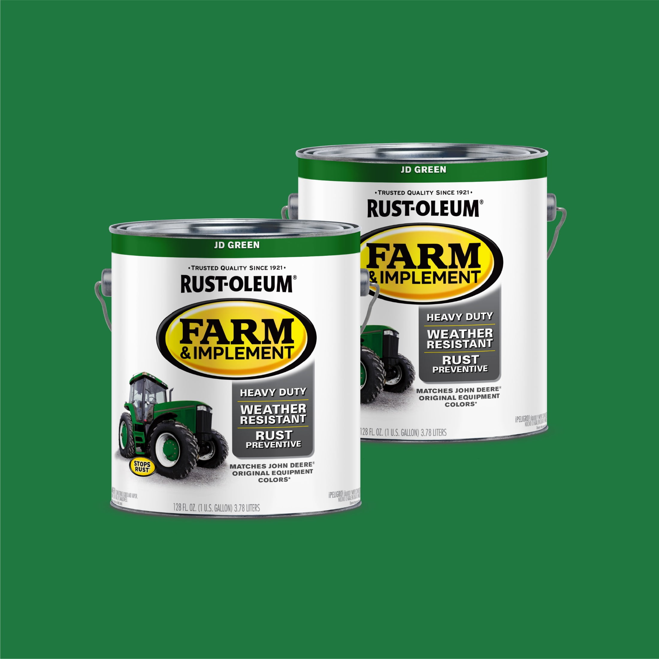 2 Pack, JD Green, Rust-Oleum Specialty Gloss Farm and Implement Paint ...