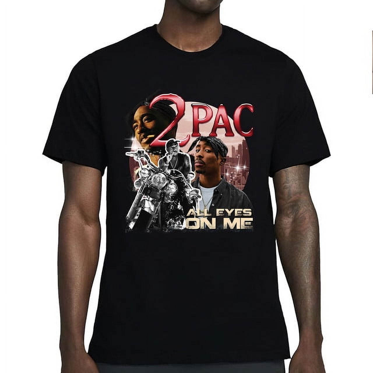 JD Jumman Jack University Red T-Shirt Match 90s Pac Shakur - Walmart.com