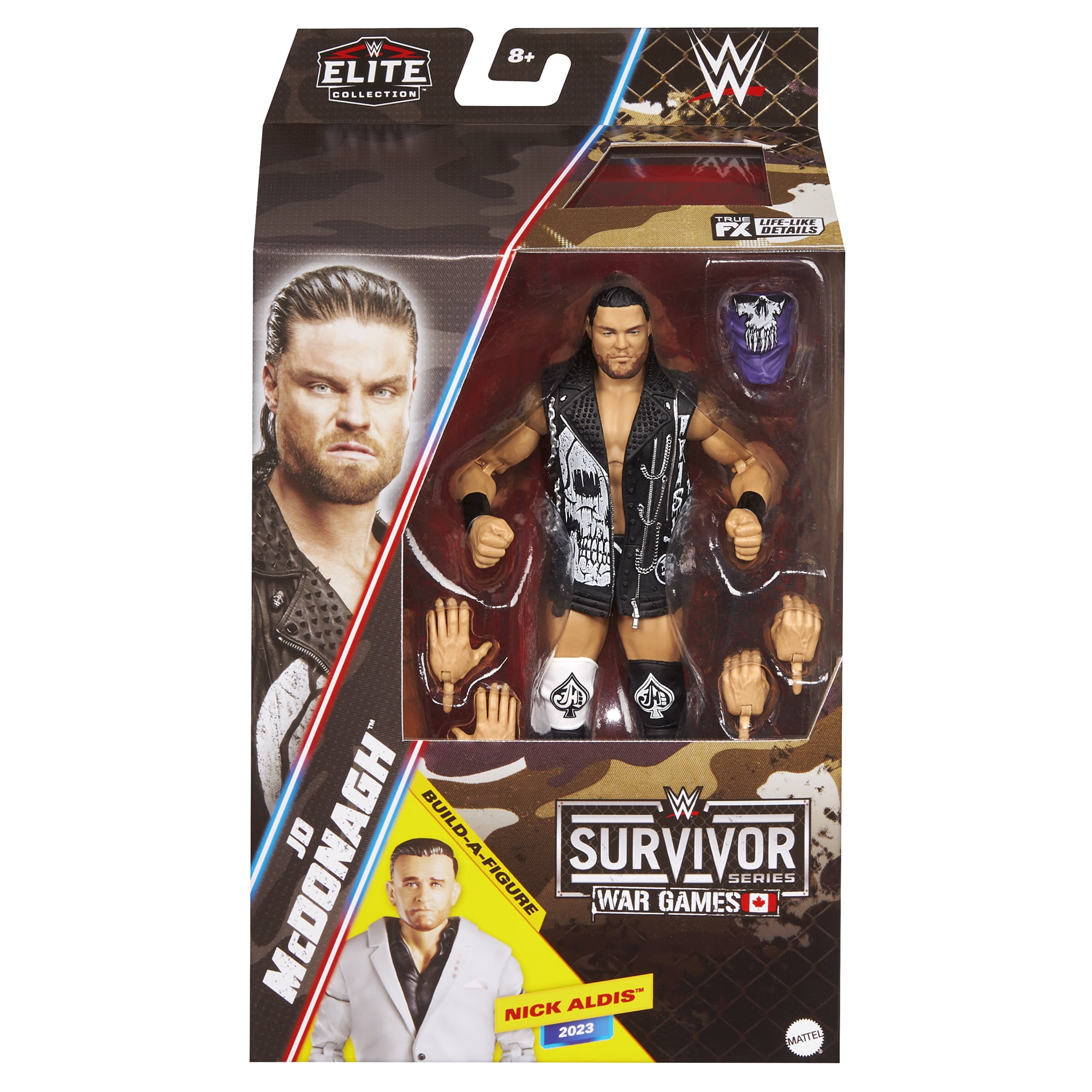 JD McDonaugh - WWE Elite Survivor Series 2025 Mattel WWE Toy Wrestling ...