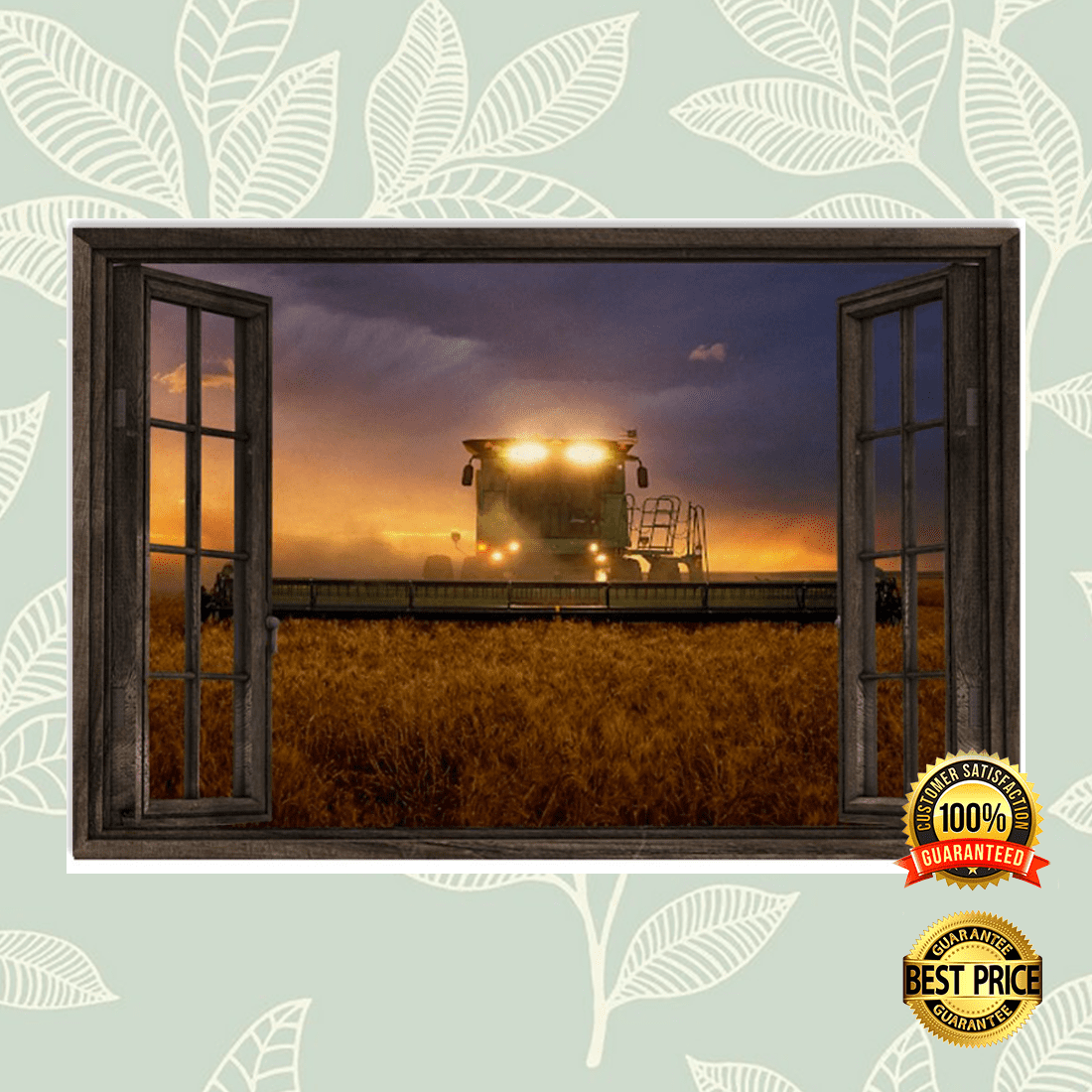 JD Tractor by window poster 24 x 36 Inch Poster - Walmart.com