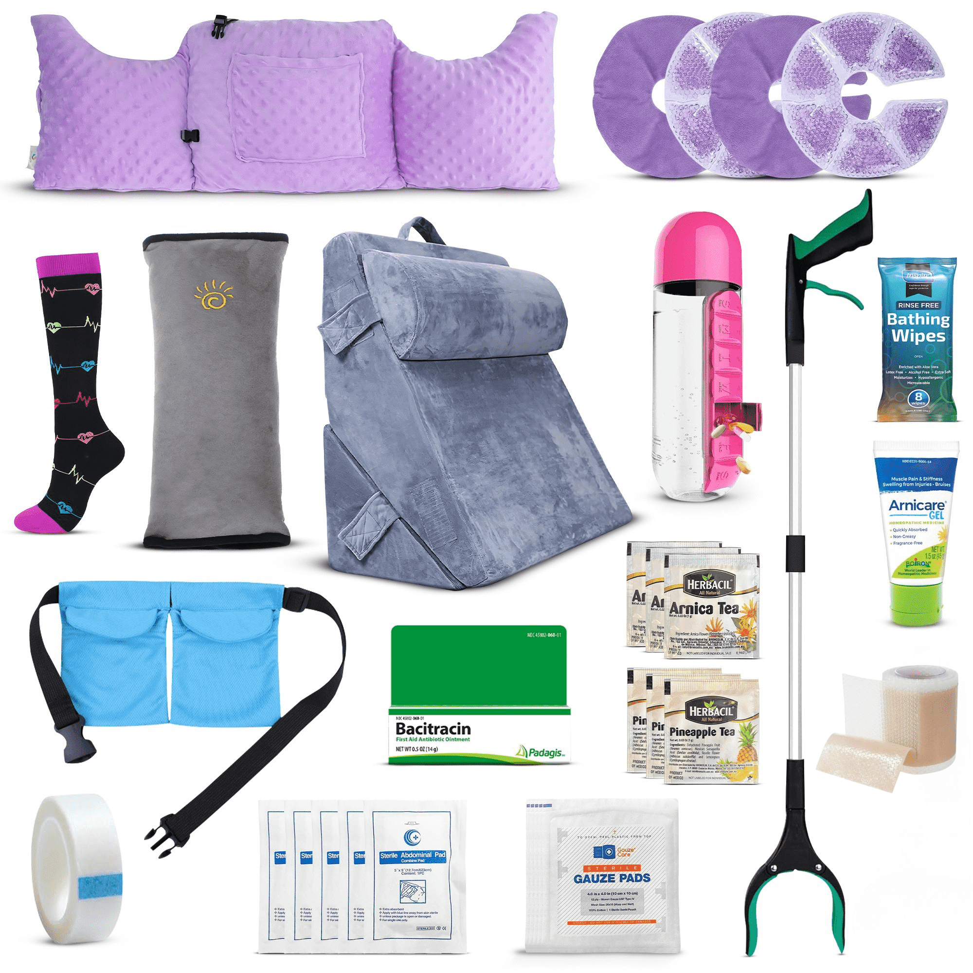 JDCare Mastectomy Plus Recovery Kit (26 pc set) – Post Surgery Comfort ...