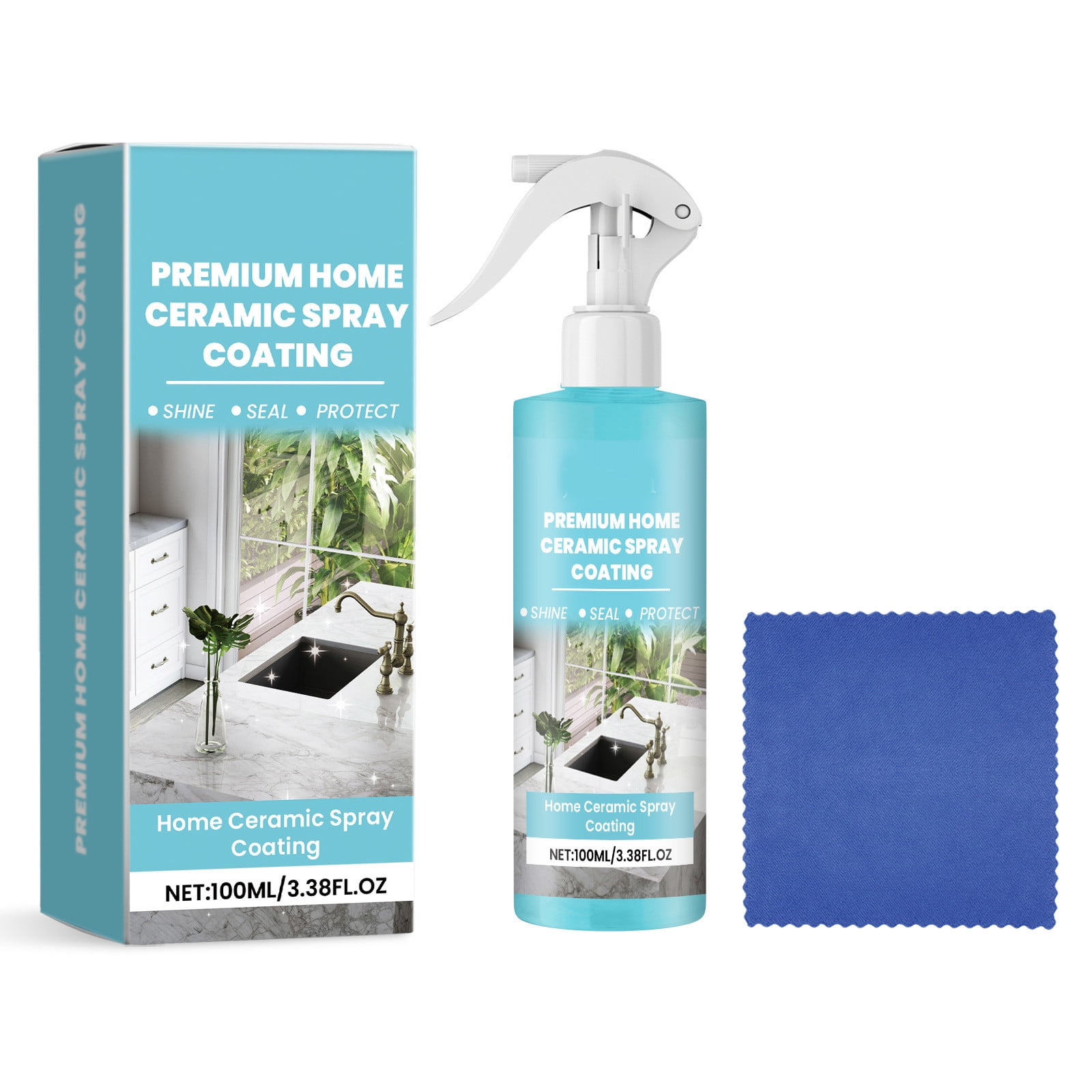 JDEFEG 100Ml Tile Cleaner Household Ceramic Coating Spray Indoor Tile ...