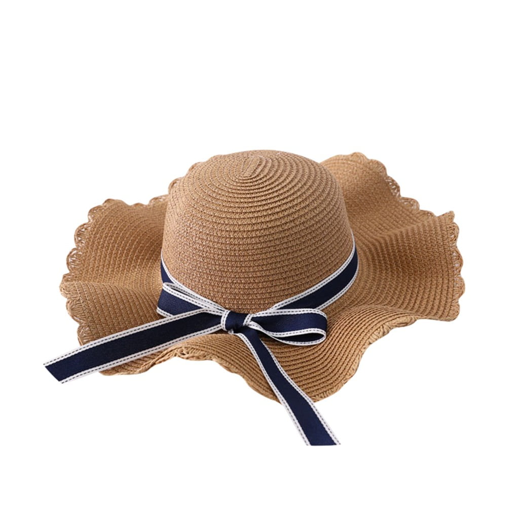 JDEFEG Baseball Cap Cap Mesh Women Big Summer Bowknot Wide Floppy Cap ...