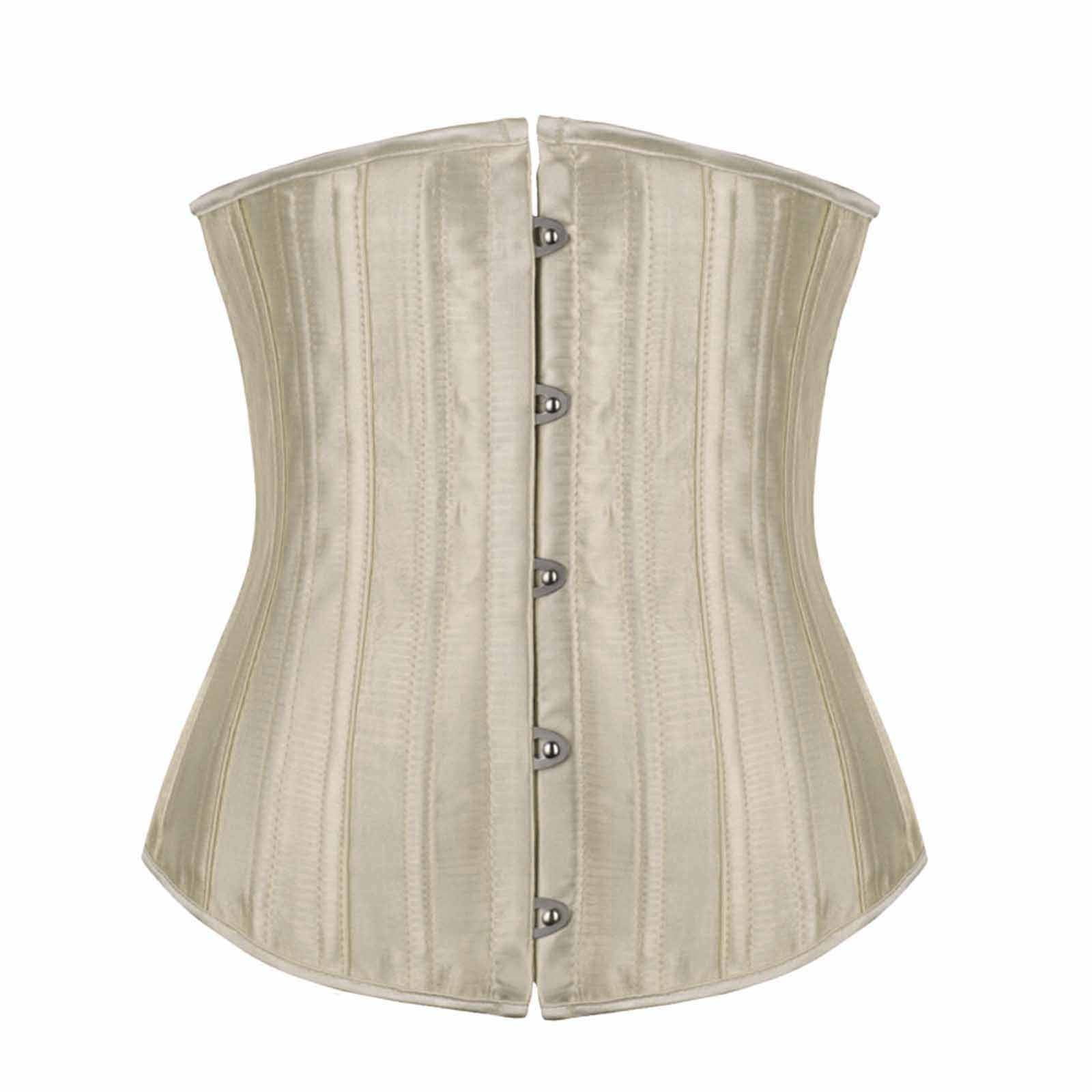 JDEFEG Bra Set Strapless Garter Set belt Women's Up Cutting Satin Waist ...