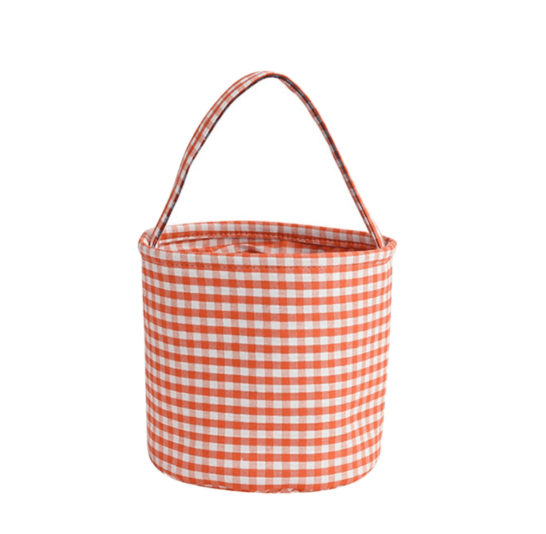 JDEFEG Canvas Storage Bags Holiday Bucket Decorative Gift Bags Storage ...