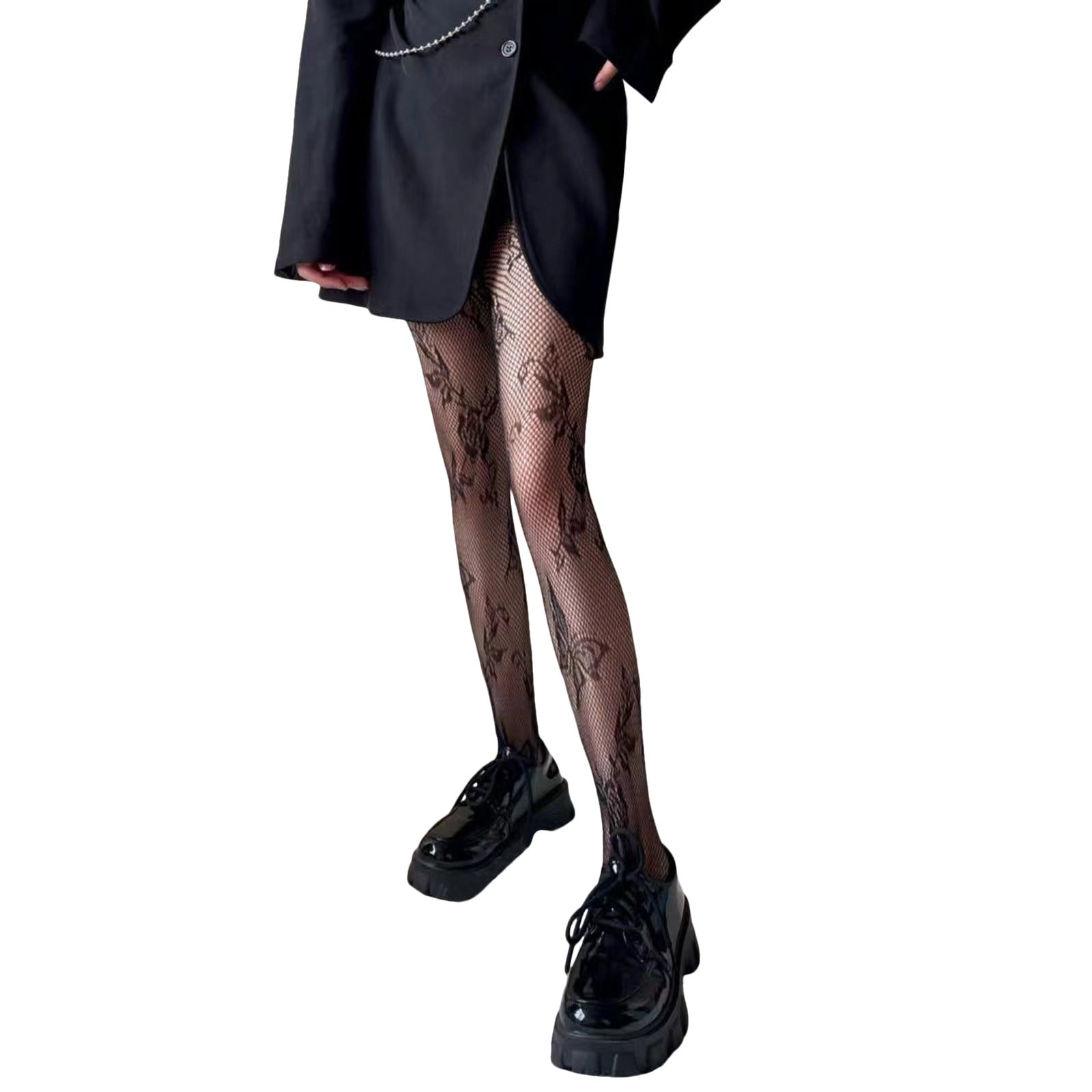 JDEFEG Fishnet Stockings for Women Sexy Fishnets Stockings High Waist ...