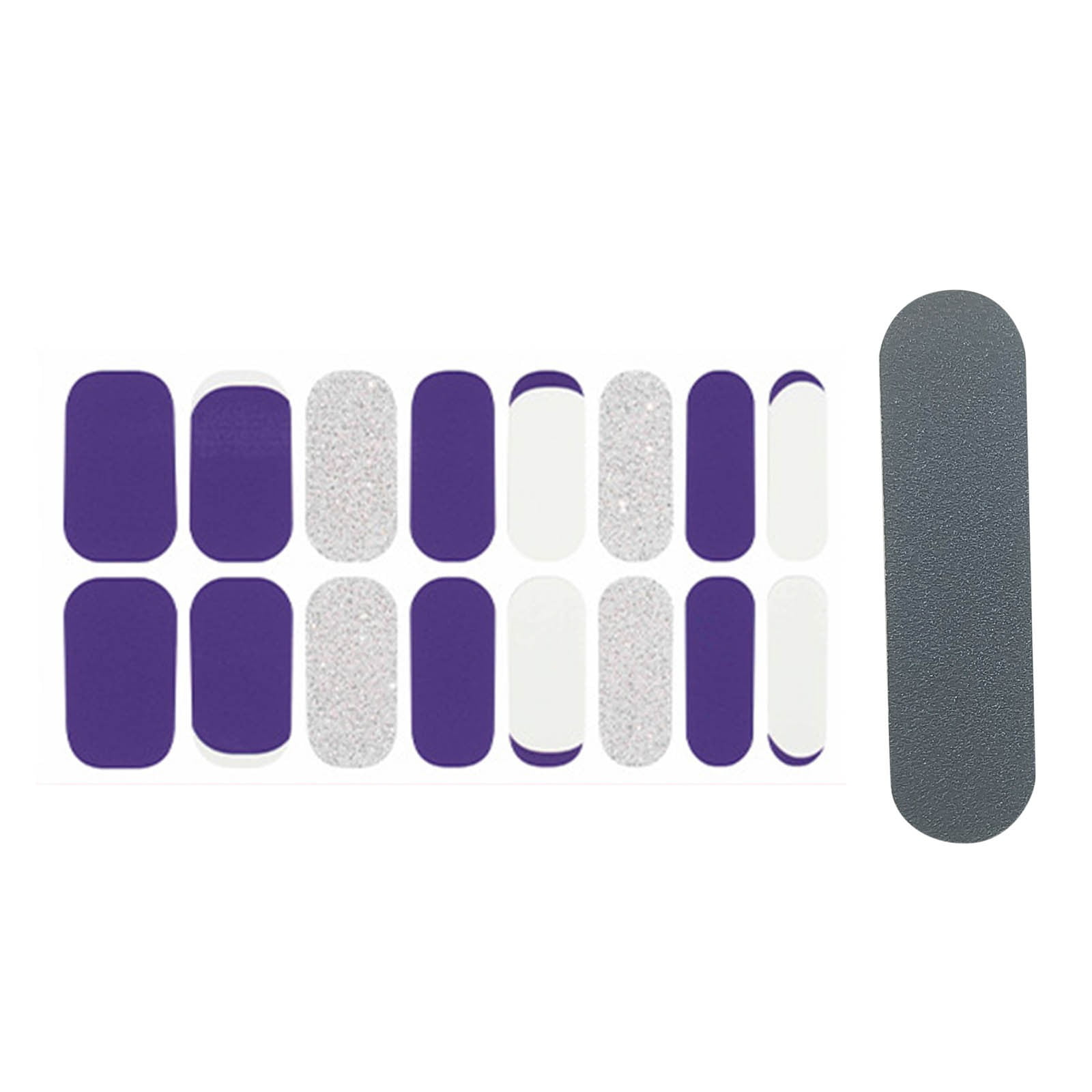 JDEFEG French Nail Sticker Nail Film Solid Color Nail Sticker Nail ...