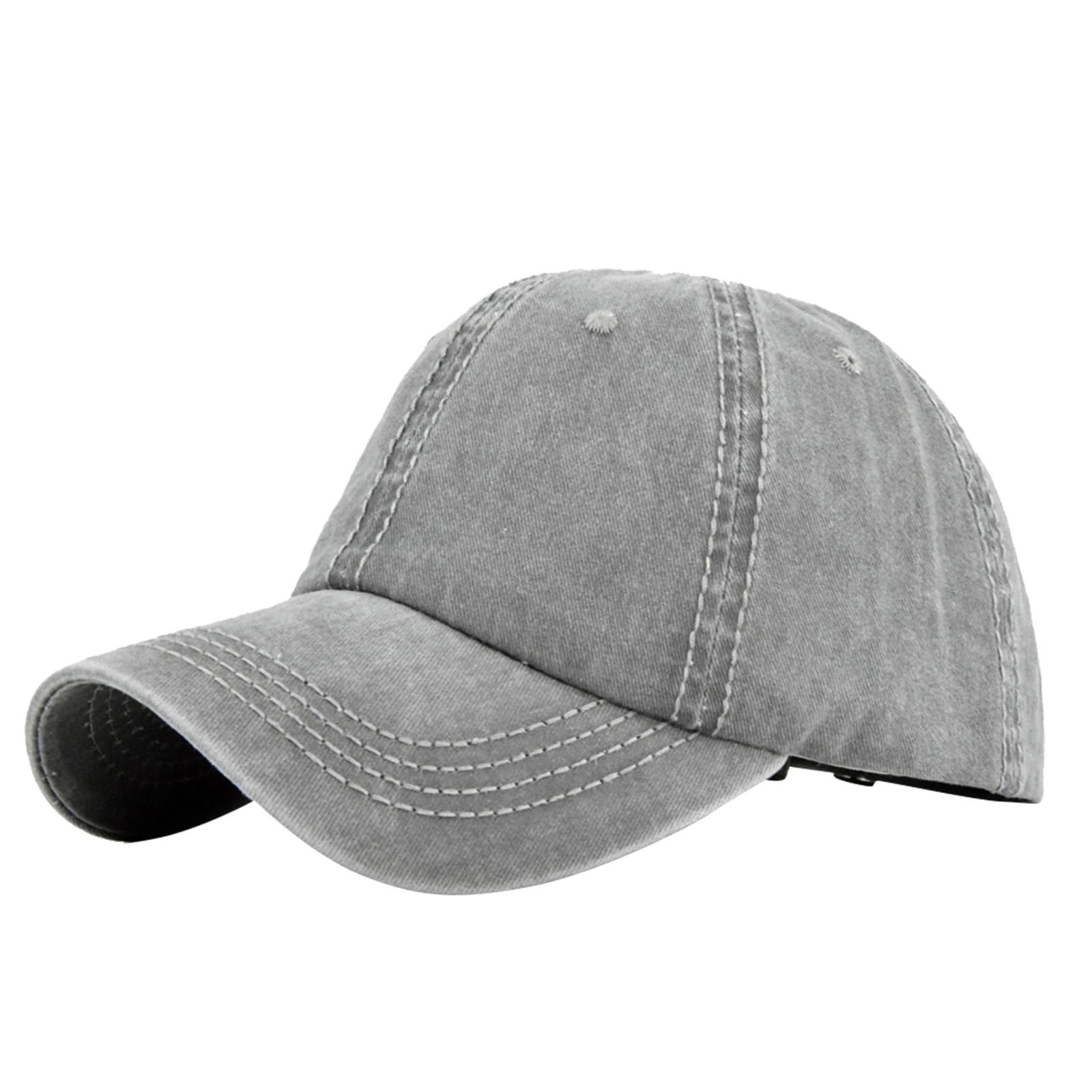 JDEFEG Hat's for Women Mens and Womens Denim Retro Washed and Old ...