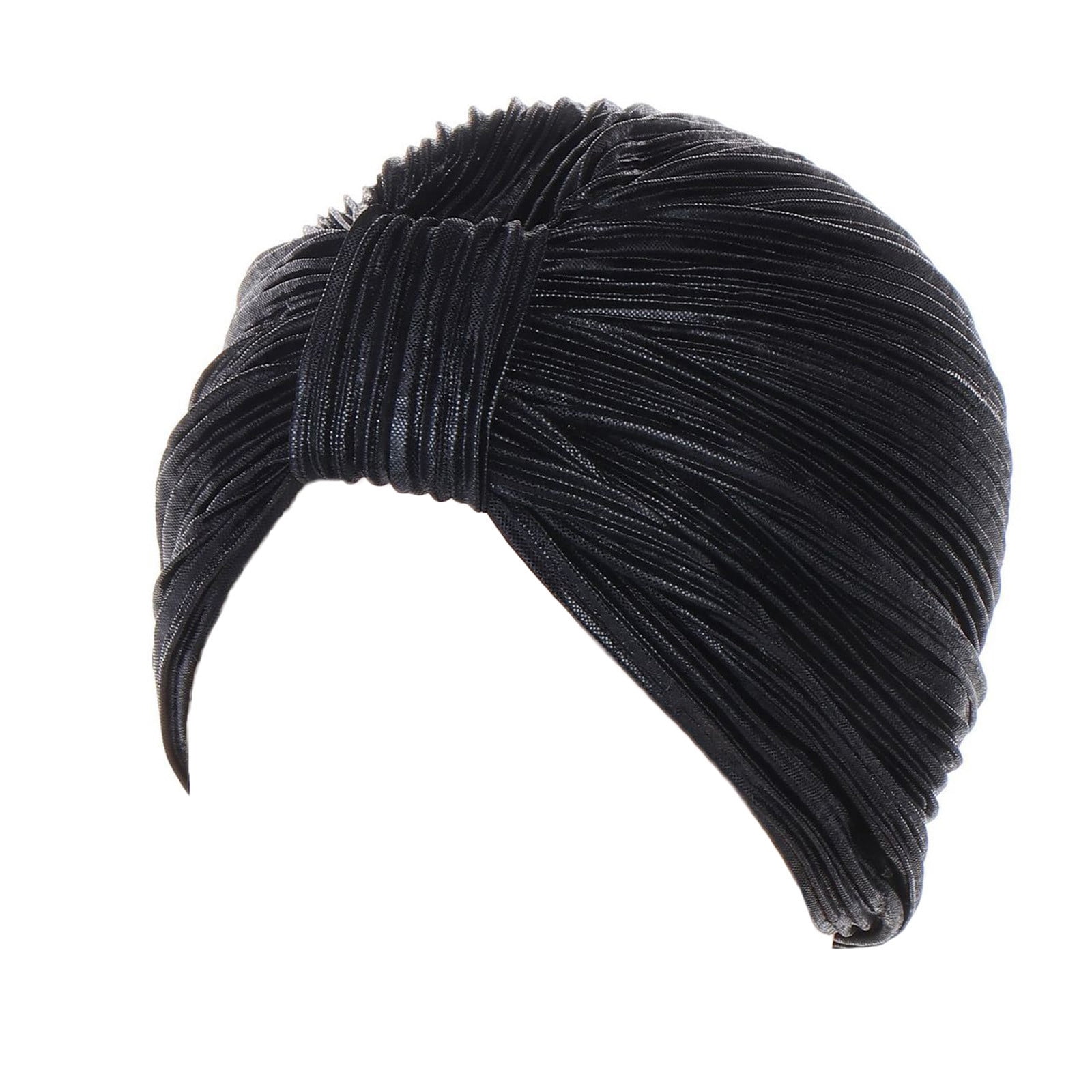 JDEFEG Hats for Men Women Baseball Tights Women Knot Pleated Head Hat ...