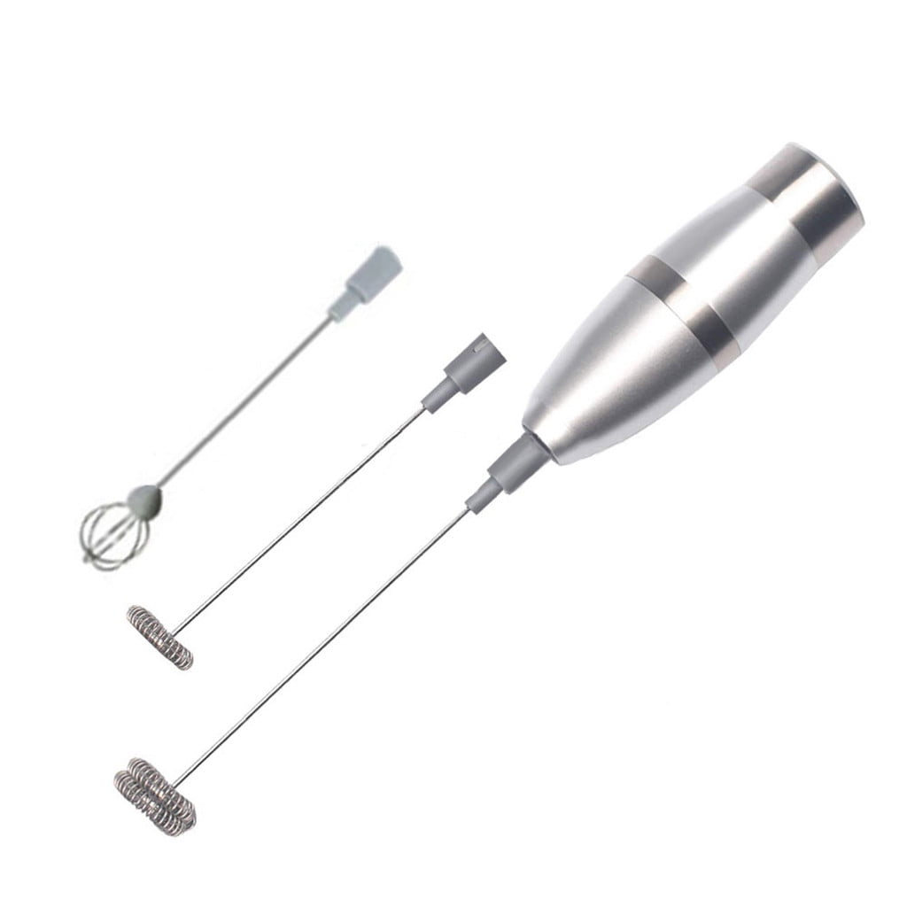 JDEFEG Handheld Kitchen Mixer, Stainless Steel, for Milk, Eggs, Baking ...