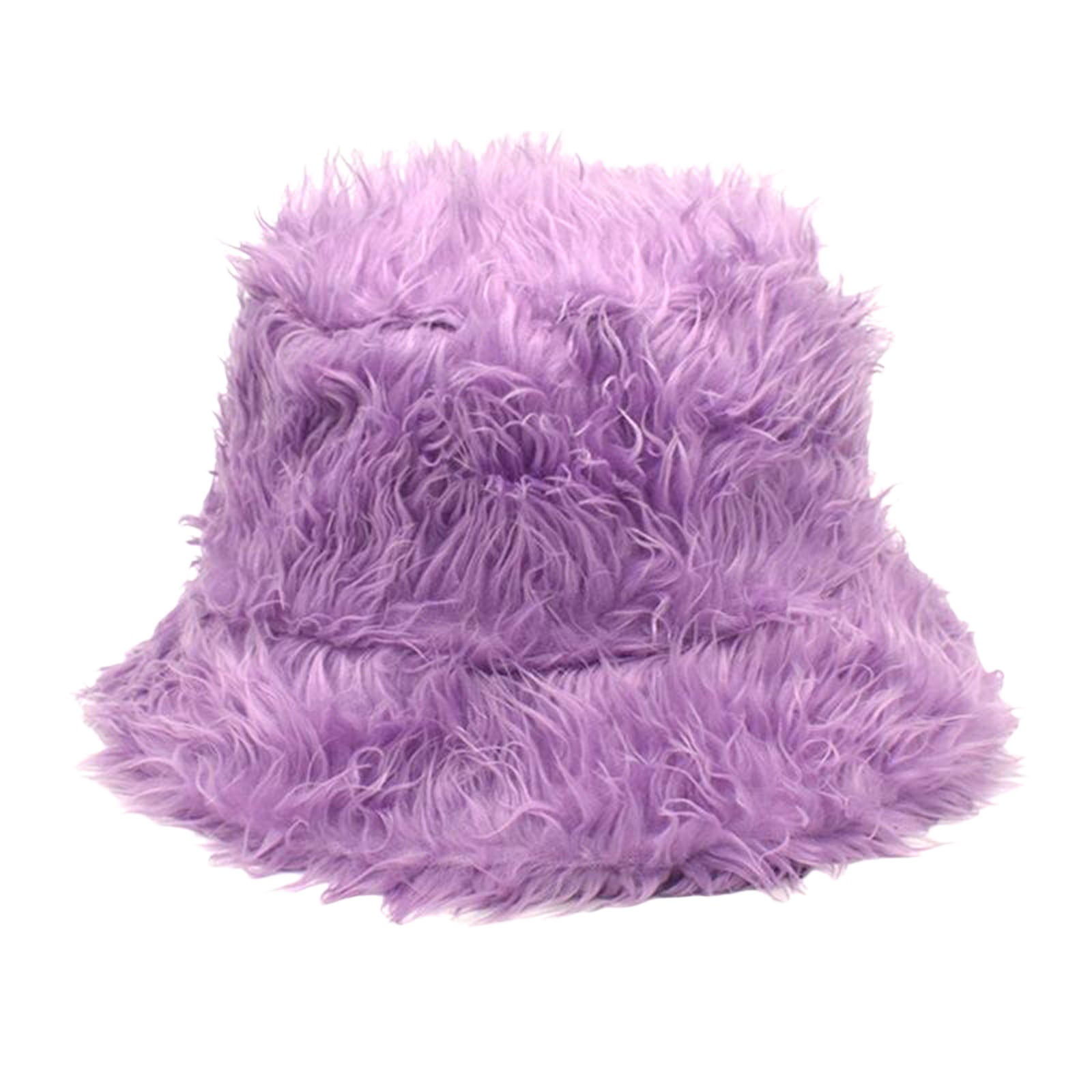 JDEFEG Men's Bucket Hat Winter New Long Plush Fishing Cap Trend Fashion ...