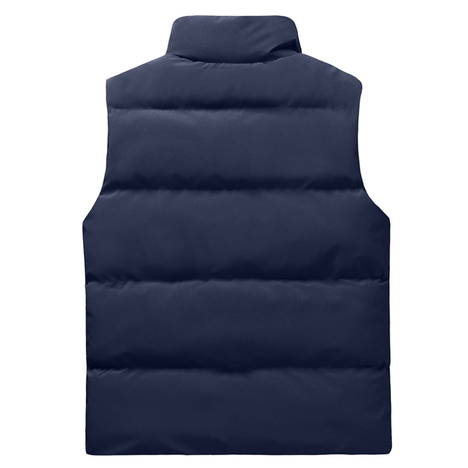 JDEFEG Mens Coat Petite Men's Autumn and Winter Vest Coats Solid Color ...