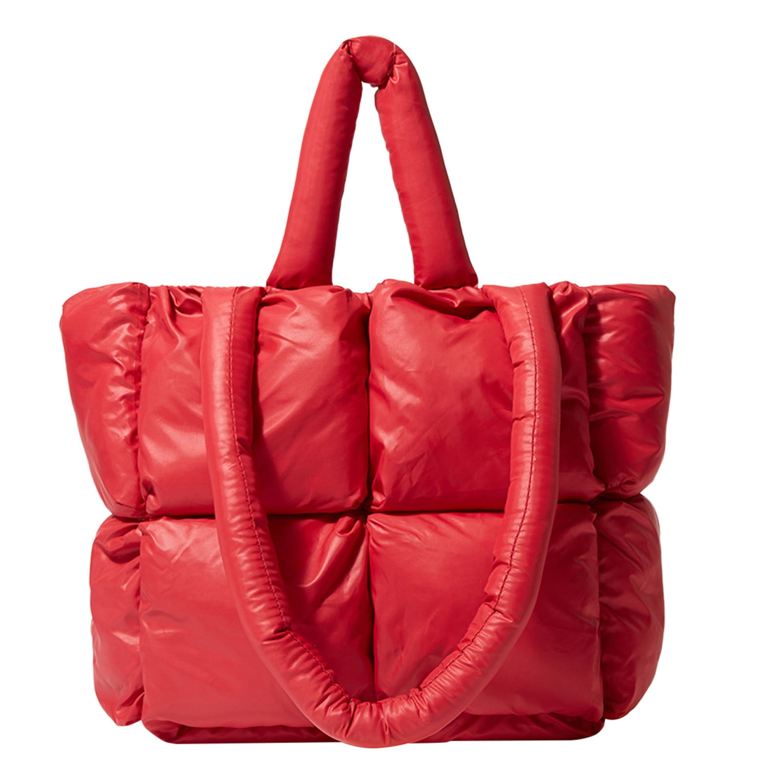 JDEFEG Mini Shoulder Bag Ladies Large Quilted Tote Bag Winter Soft ...