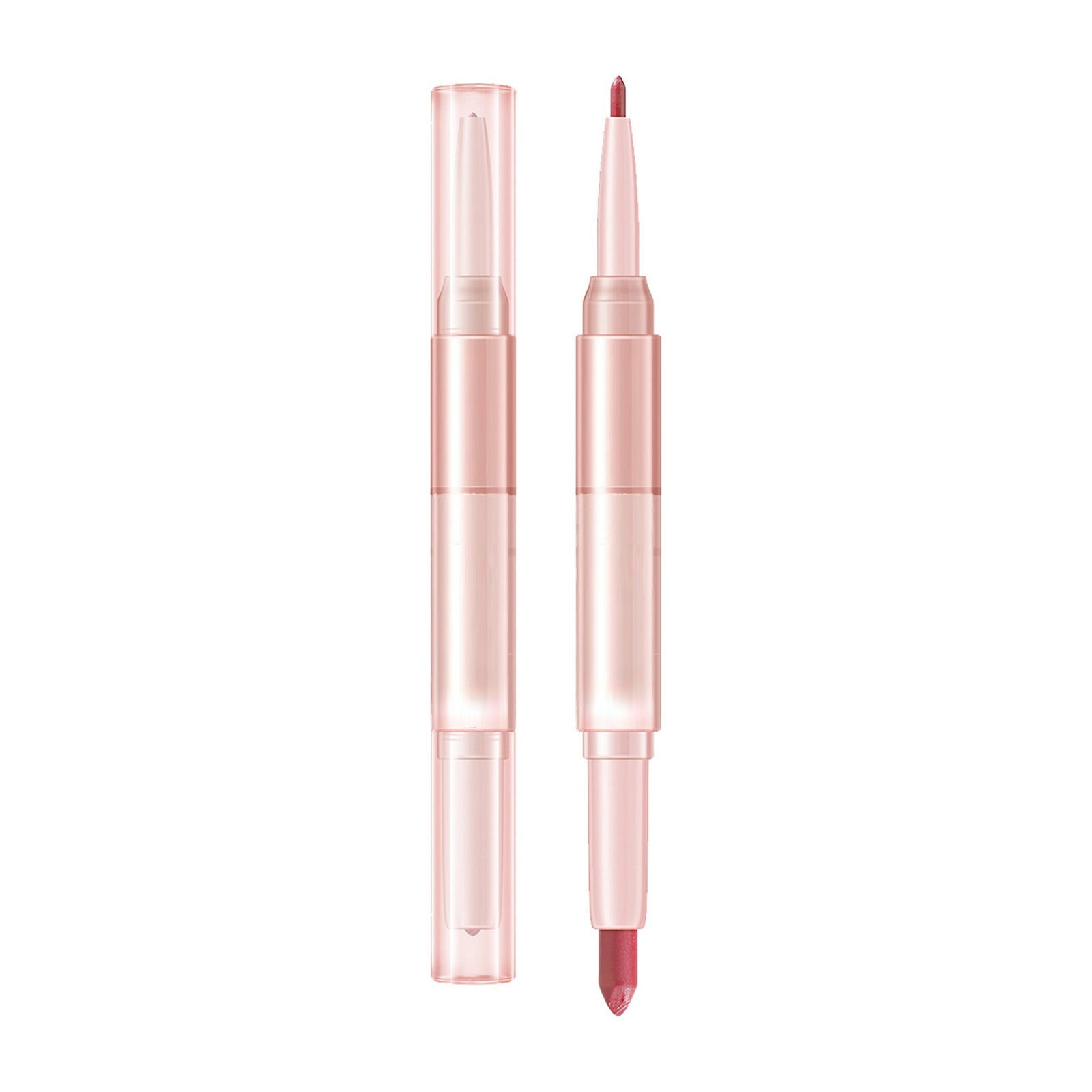 JDEFEG Multi Color Mouth Red Lipstick Non Fading Double Head Lipstick ...