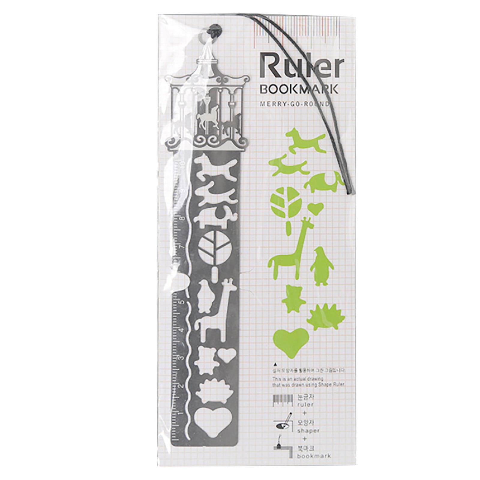 JDEFEG Stationery Pens Korean Simple Hollow Bookmark Scrapbooking with ...