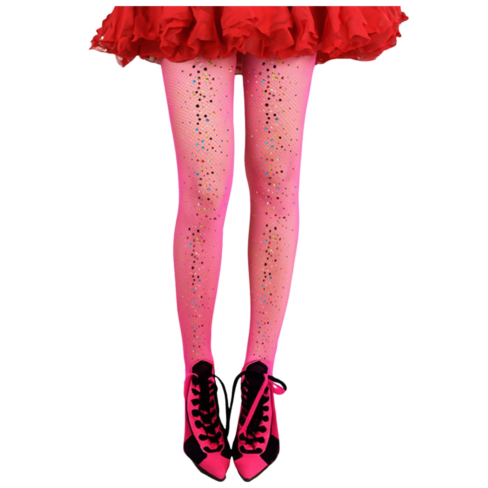 JDEFEG Stockings for Women Sexy Control Top Tights Silk Stockings High ...