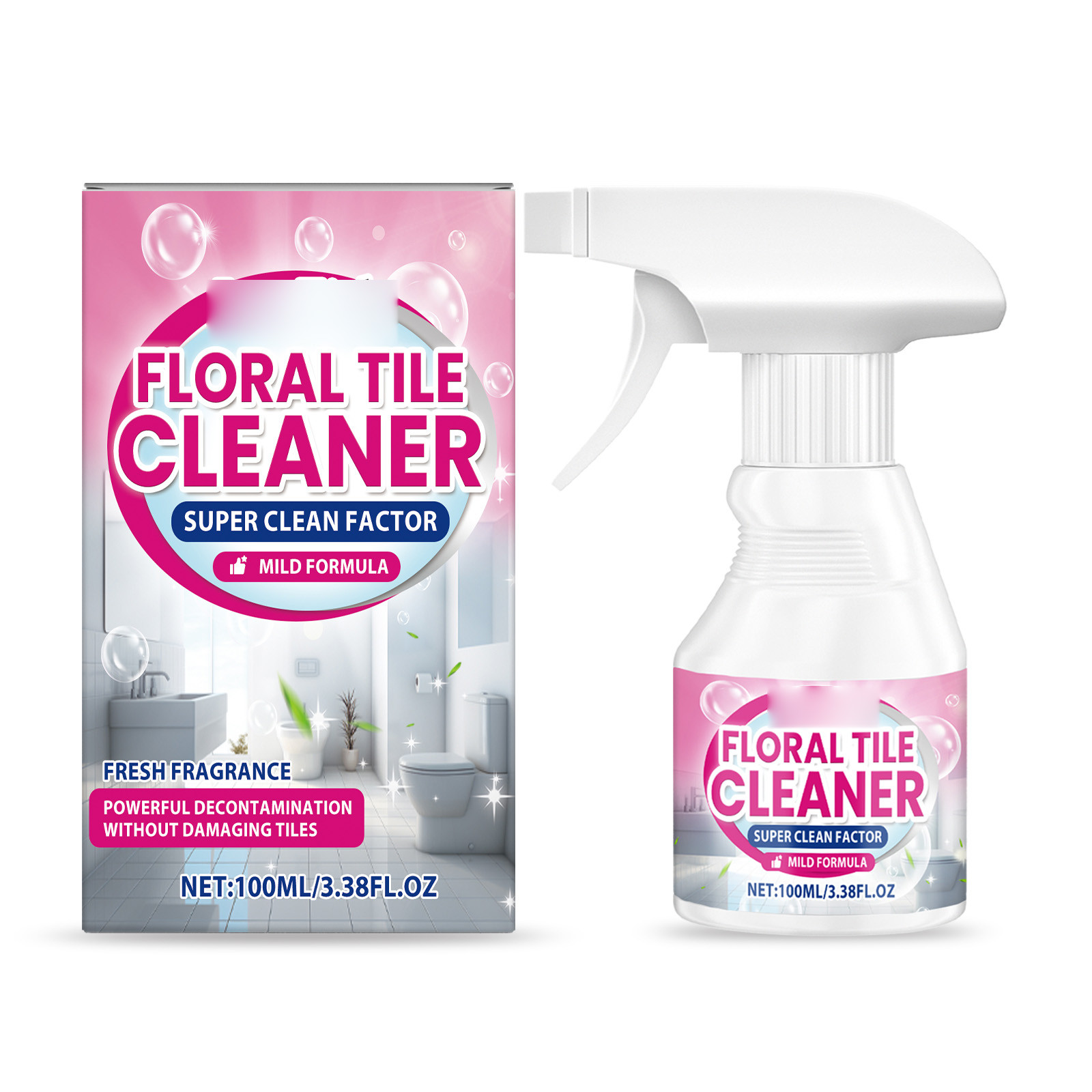 JDEFEG Toilet Cleaner Floral Toilet Bowl Cleaner Toilet Bowl Bathroom ...