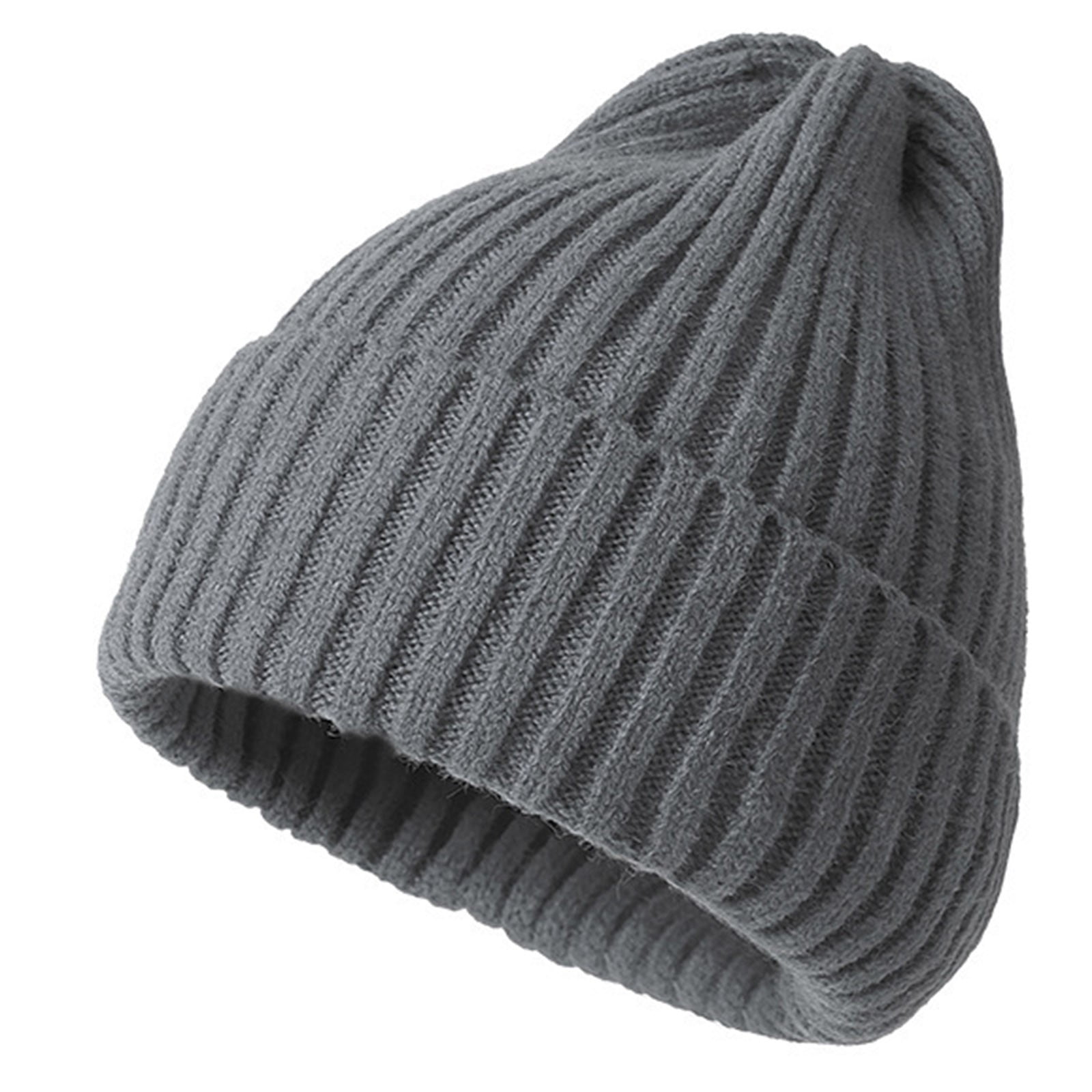 JDEFEG Uncle Hat Women Men Knitted Winter Fashion Color Stripe Printing ...