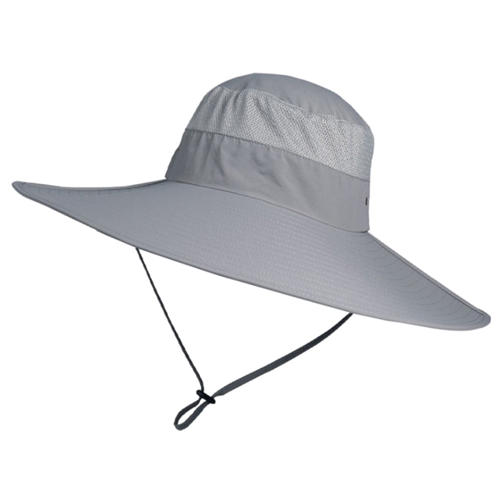 JDEFEG Wide Rim Hat Men Bucket Men Fisherman Foldable Sun Hat Faced ...