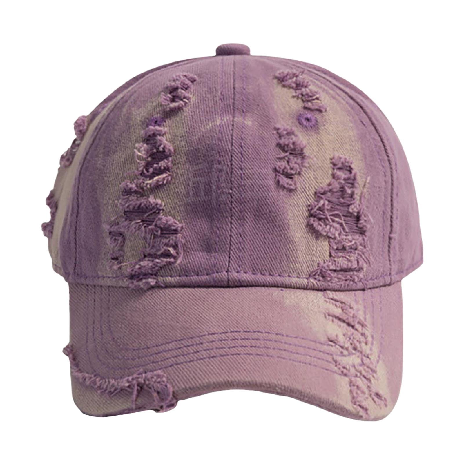 JDEFEG Womens Baseball Cap Vintage Golf Hat Adjustable Low Profile ...