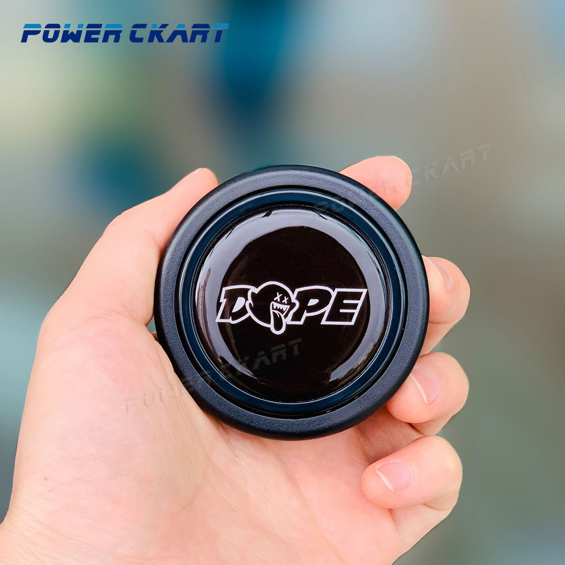 JDM Anime Car Drift Race Steering Wheel Horn Button Center Cap Custom ...