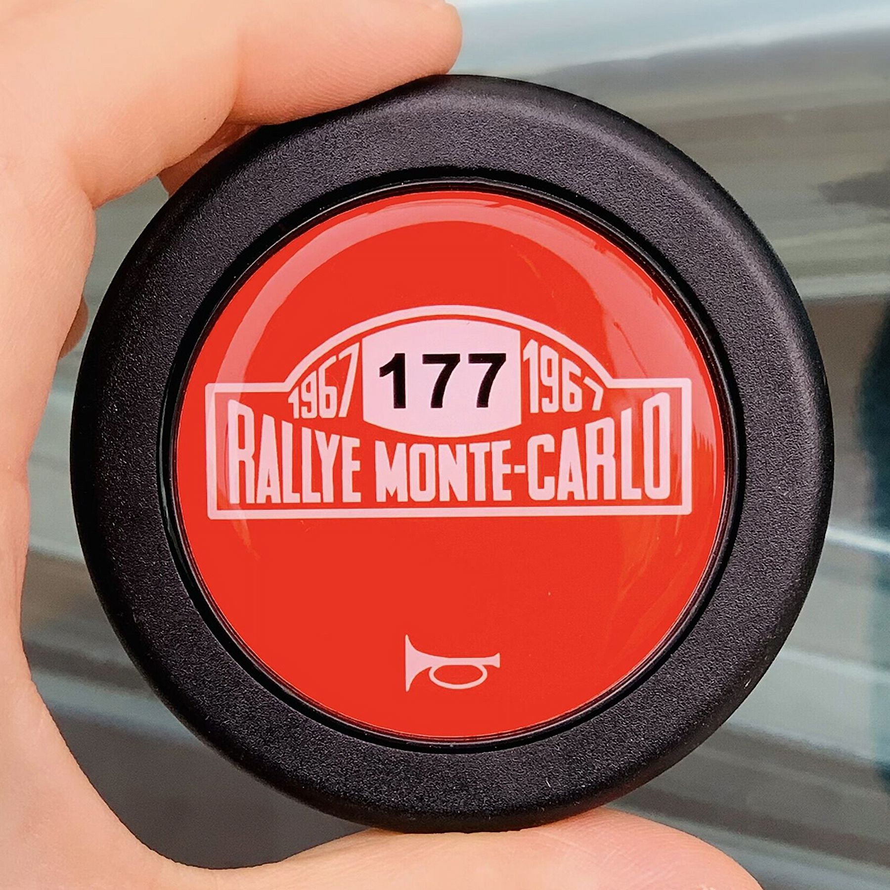 JDM Anime Car Race Steering Wheel Horn Button Center Cap Custom Logo ...
